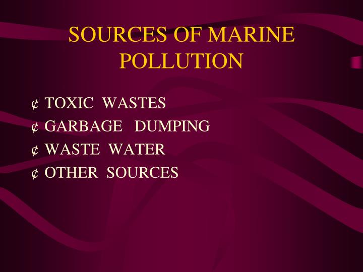 Ppt Marine Pollution Powerpoint Presentation Id 5435897