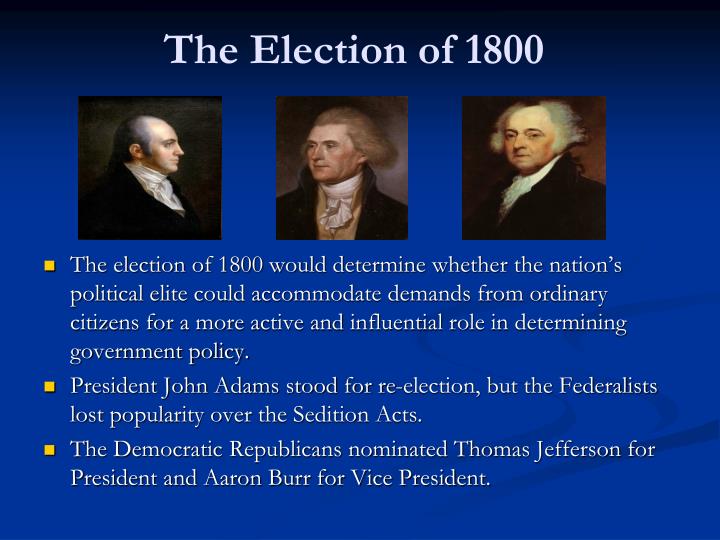 PPT - LECTURE #7: The Age of Jefferson (1800-1816) PowerPoint ... PPT - LECTURE #7: The Age of Jefferson (1800-1816) PowerPoint ...