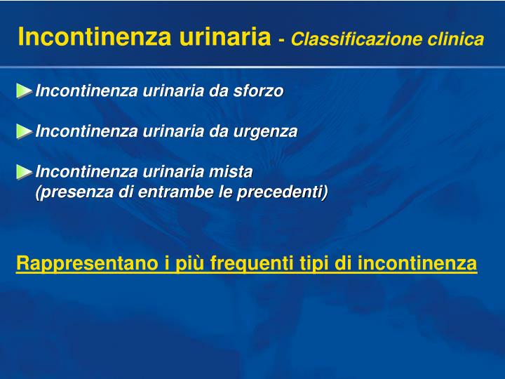 PPT - Incontinenza urinaria femminile PowerPoint Presentation - ID:5616795 PPT - Incontinenza urinaria femminile PowerPoint Presentation - ID:5616795