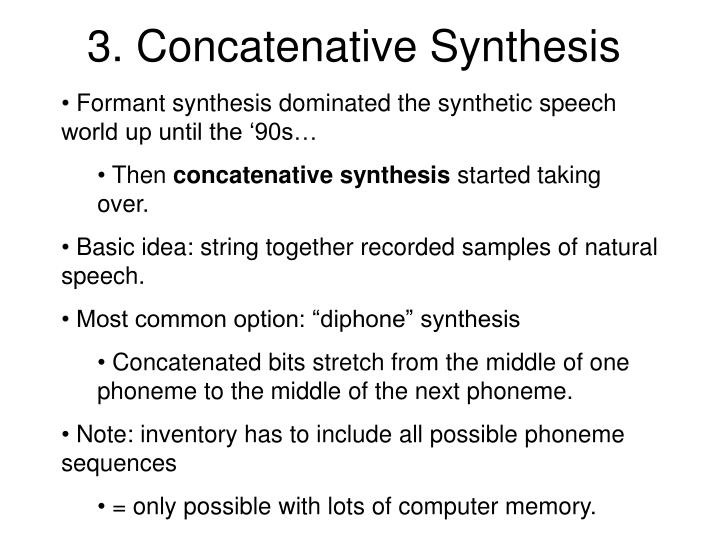 Ppt Speech Synthesis Powerpoint Presentation Id 5694178