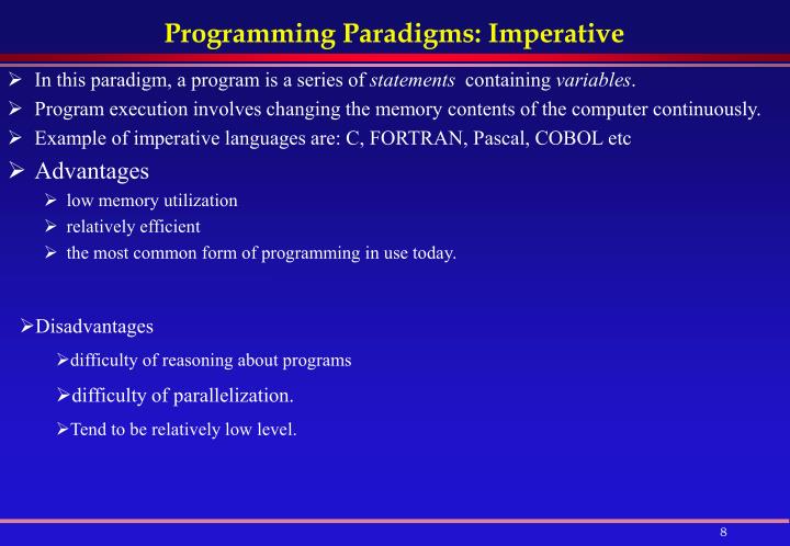 Ppt Overview Of Programming Paradigms Powerpoint Presentation Id 5809690