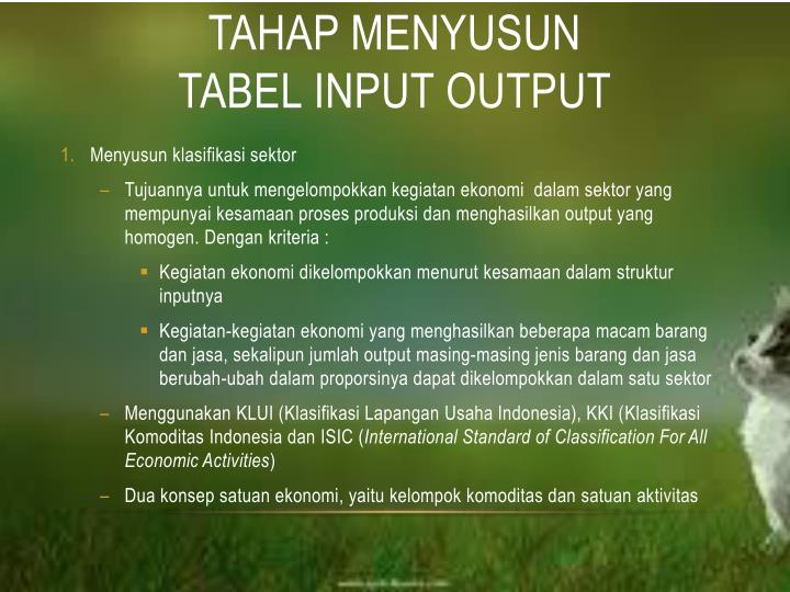 PPT - Penyusunan Tabel Input-Output PowerPoint Presentation - ID:6287601 PPT - Penyusunan Tabel Input-Output PowerPoint Presentation - ID:6287601