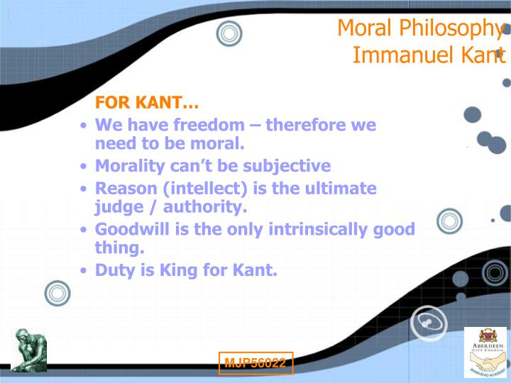 Ppt Moral Philosophy Immanuel Kant Powerpoint Presentation Id 6692230