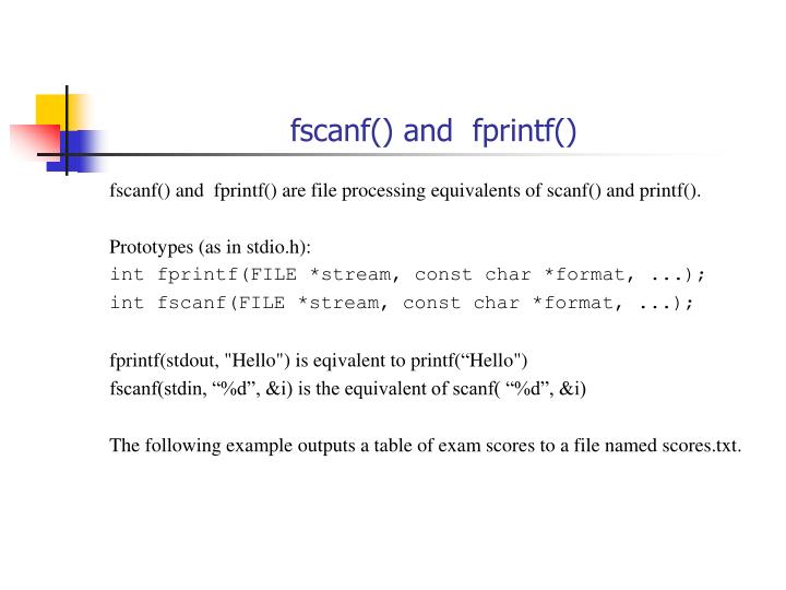 Ppt Cs1061 C Programming Lecture 18 Sequential File Processing Powerpoint Presentation Id