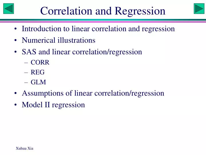 PPT Correlation And Regression PowerPoint Presentation Free Download 