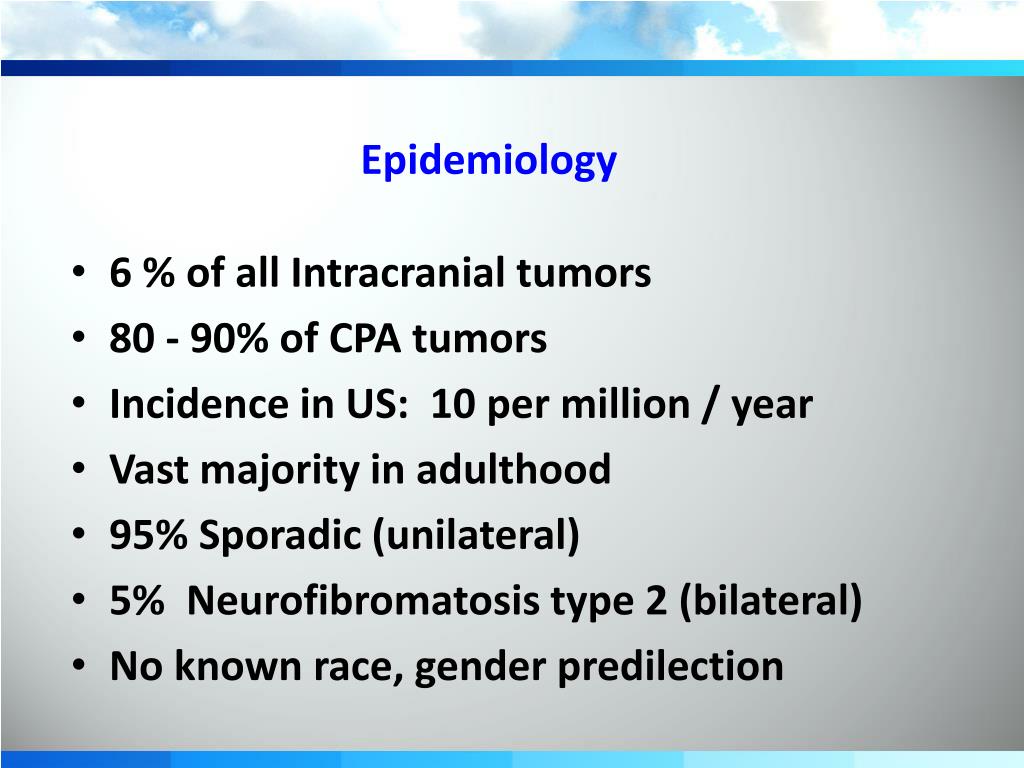 PPT - Acoustic Neuroma Department of Otorhinolaryngoglogy PowerPoint ...