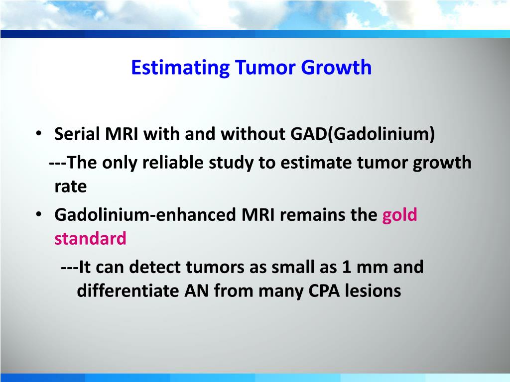 PPT - Acoustic Neuroma Department of Otorhinolaryngoglogy PowerPoint ...