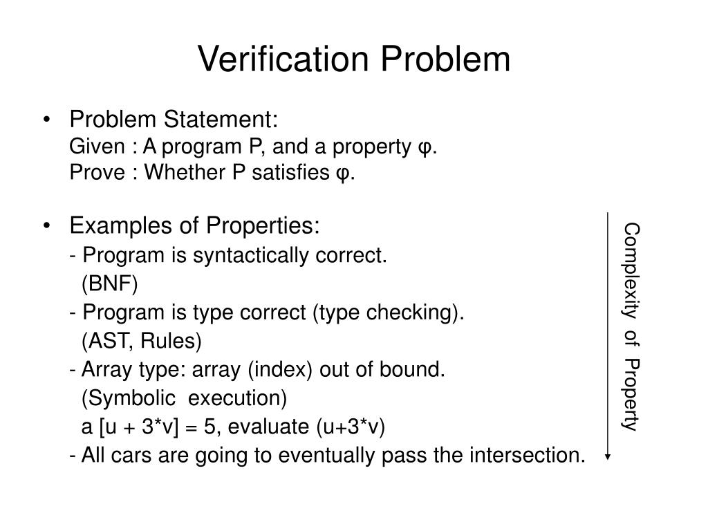 Ppt Cse 637 Program Semantics And Verification Powerpoint Presentation Id5373810
