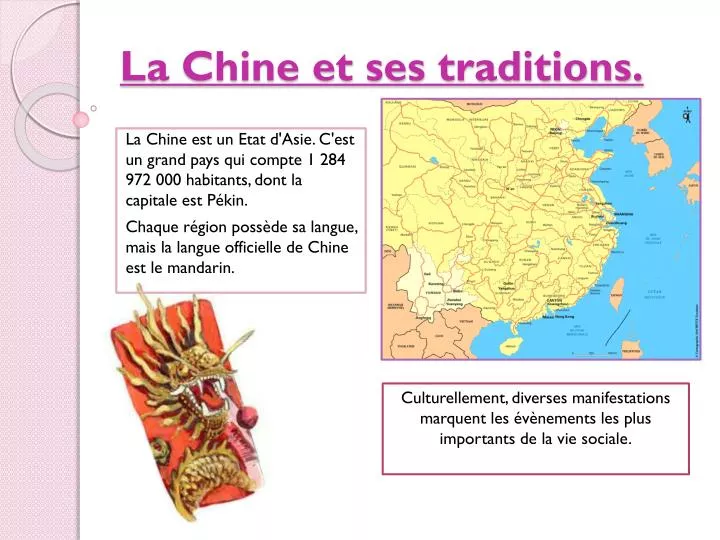 PPT - La Chine et ses traditions. PowerPoint Presentation, free ...
