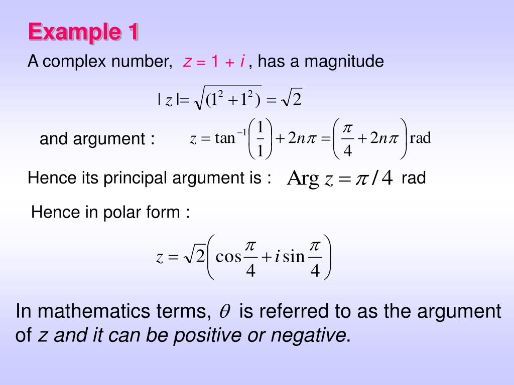 PPT Complex Numbers PowerPoint Presentation Free Download ID 5375128