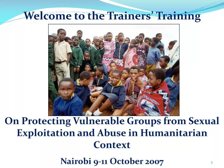 PPT - Welcome to the Trainers’ Training PowerPoint Presentation, free ...