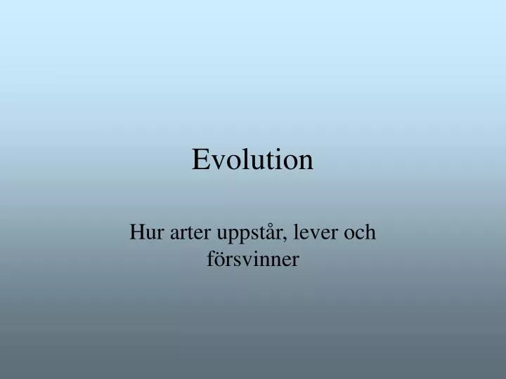 Ppt Evolution Powerpoint Presentation Free Download Id 5377398