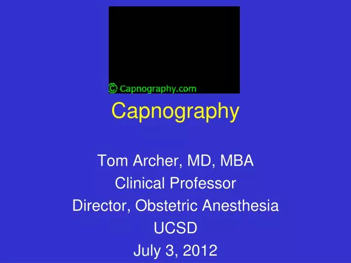 PPT - Capnography PowerPoint Presentation, free download - ID:5378861