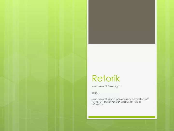 PPT - Retorik PowerPoint Presentation, free download - ID:5381371