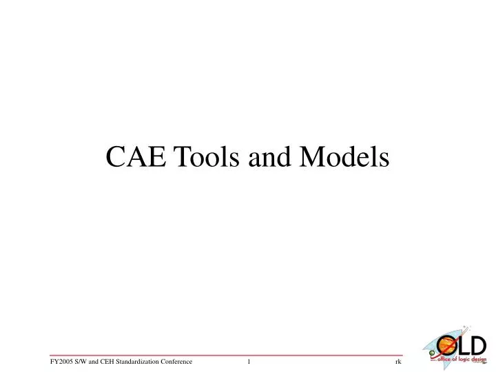 PPT - CAE Tools and Models PowerPoint Presentation, free download - ID ...