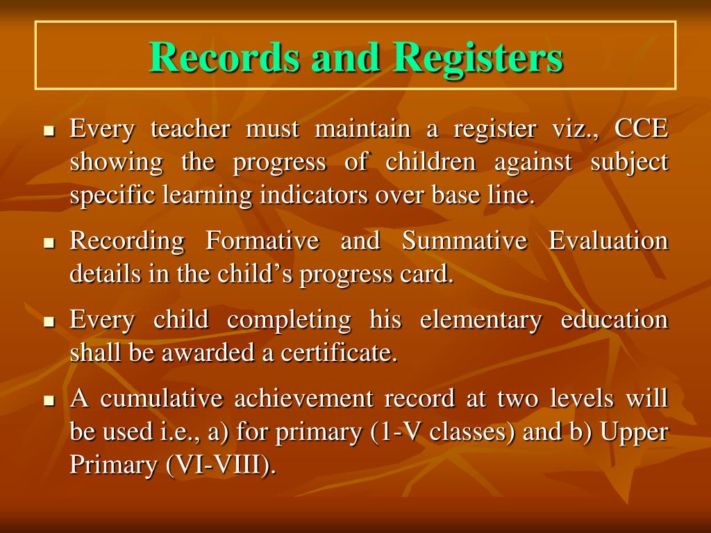 PPT - Continuous and Comprehensive Evaluation (CCE) PowerPoint Presentation - ID:5382280