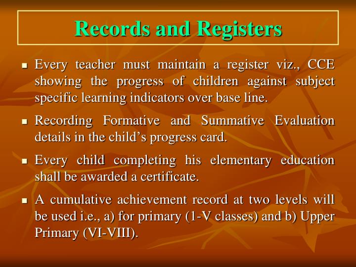 PPT - Continuous and Comprehensive Evaluation (CCE) PowerPoint ...