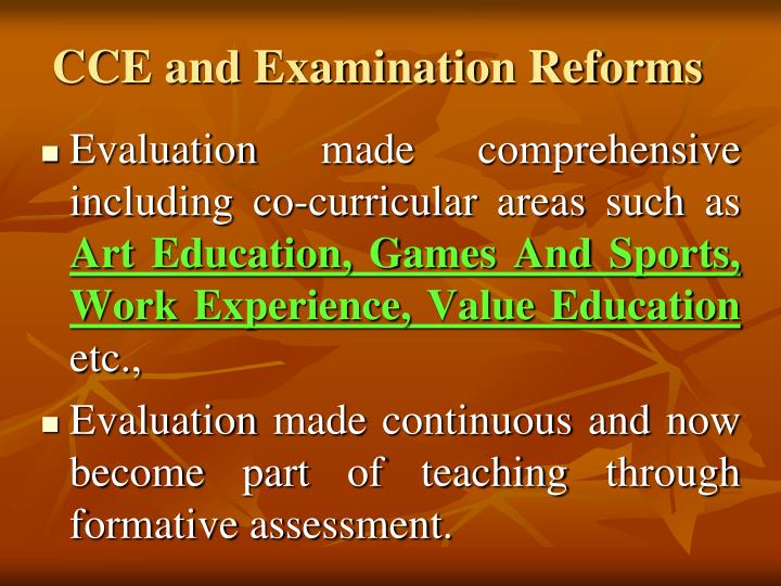 PPT - Continuous and Comprehensive Evaluation (CCE) PowerPoint ...