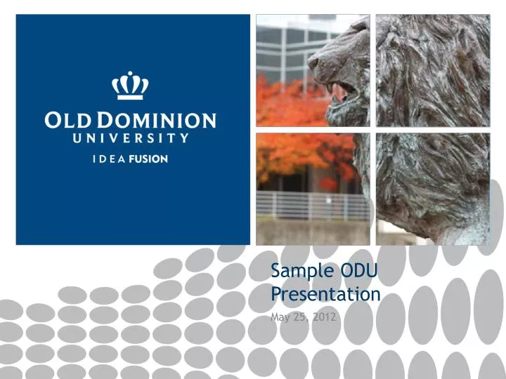 PPT - Sample ODU Presentation PowerPoint Presentation, free download ...