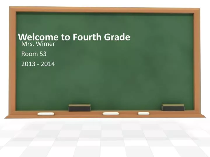 PPT - Welcome to Fourth Grade PowerPoint Presentation, free download ...