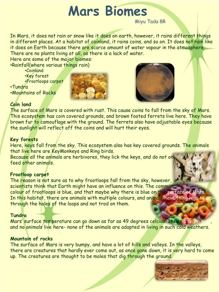 PPT - Mars Biomes PowerPoint Presentation, free download - ID:5383526