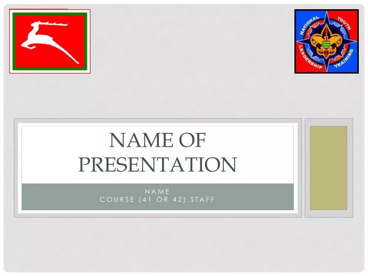 PPT - Name of presentation PowerPoint Presentation, free download - ID ...