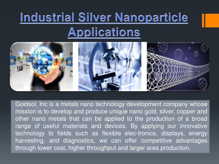 PPT - Industrial Silver Nanoparticle Applications PowerPoint ...