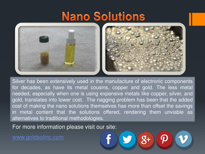 PPT - Industrial Silver Nanoparticle Applications PowerPoint ...