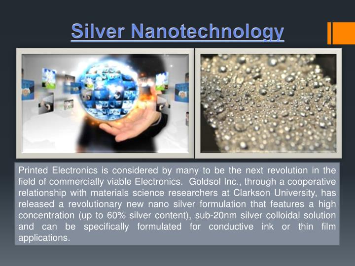 PPT - Industrial Silver Nanoparticle Applications PowerPoint ...