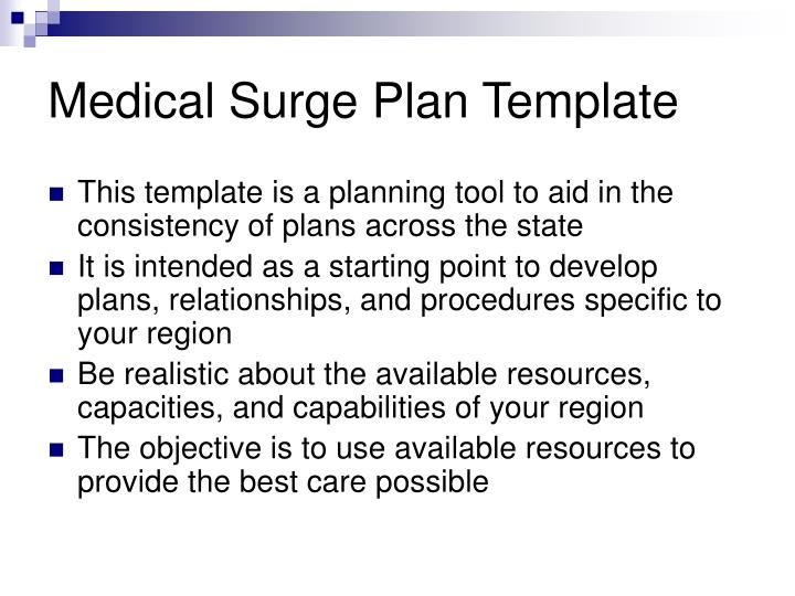 PPT - Medical Surge Capacity Planning Strategies PowerPoint ...