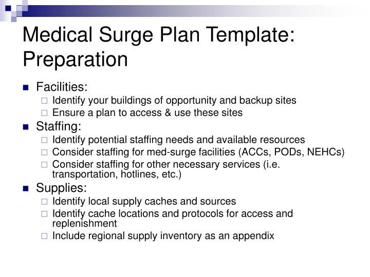 PPT - Medical Surge Capacity Planning Strategies PowerPoint ...