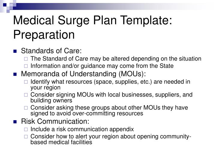 PPT - Medical Surge Capacity Planning Strategies PowerPoint ...