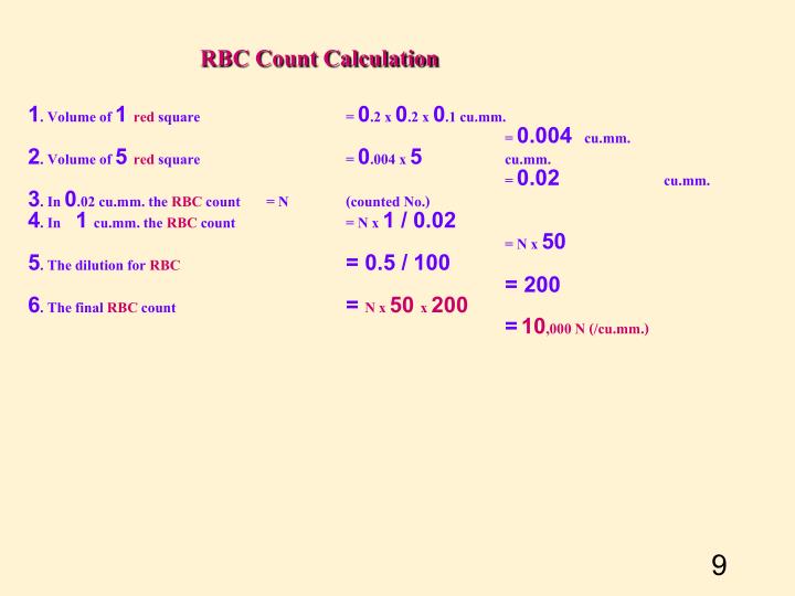 PPT - RBC Count, Hb, Hct, Blood Indices WBC Count & Plt Count ...