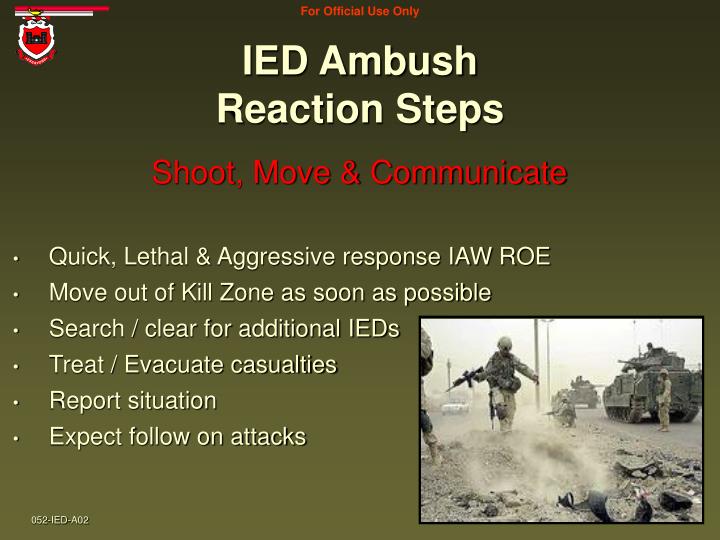 PPT - React to an Improvised Explosive Device (IED) Attack PowerPoint ...