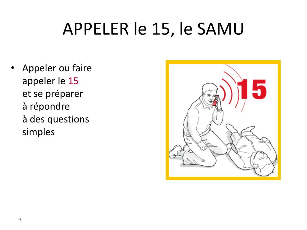 PPT - Que faire en cas d’arr êt cardiaque ? APPELER, MASSER ...