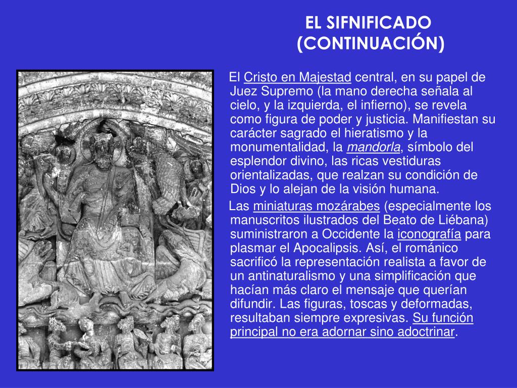 PPT - LA ESCULTURA ROMÁNICA: LA SUBORDINACIÓN AL MARCO ARQUITECTÓNICO ...