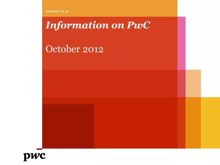 PPT - Information on PwC PowerPoint Presentation, free download - ID ...
