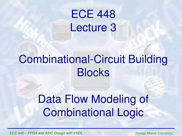 Ppt Combinational Circuit Building Blocks Data Flow Modeling Of Combinational Logic Powerpoint