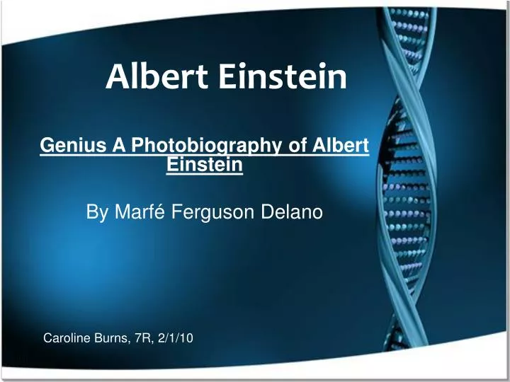 PPT - Albert Einstein PowerPoint Presentation, free download - ID:5388289