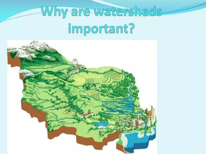 PPT - Why are watersheds important? PowerPoint Presentation, free ...