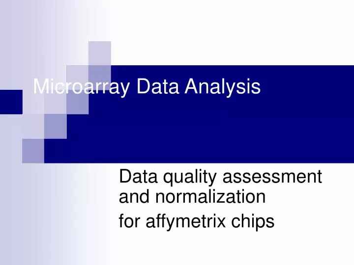 PPT - Microarray Data Analysis PowerPoint Presentation, free download - ID:5389375
