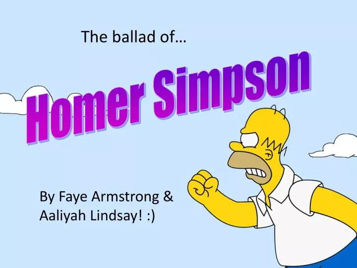PPT - Homer Simpson PowerPoint Presentation, free download - ID:5390432