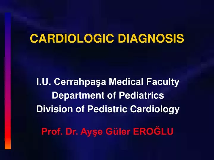 PPT - CARDIOLOGIC DIAGNOSIS PowerPoint Presentation, free download - ID ...