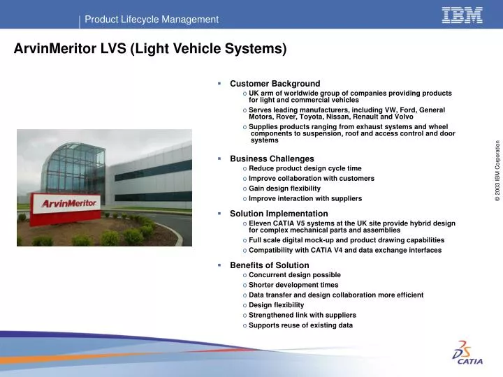 PPT - ArvinMeritor LVS (Light Vehicle Systems) PowerPoint Presentation ...