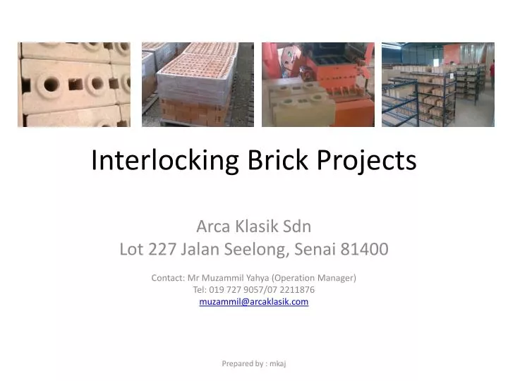 PPT - Interlocking Brick Projects PowerPoint Presentation, free ...