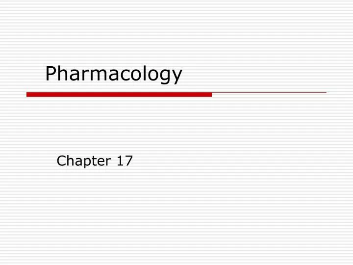PPT - Pharmacology PowerPoint Presentation, free download - ID:5391583