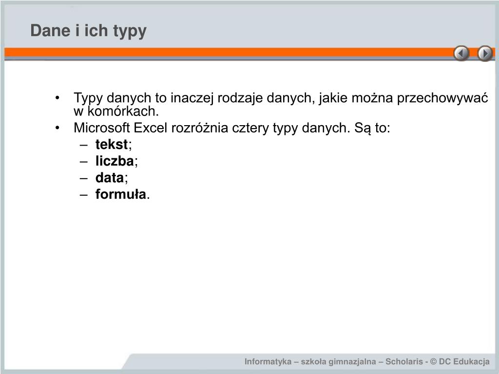 PPT - Poznajemy arkusz kalkulacyjny PowerPoint Presentation, free ...