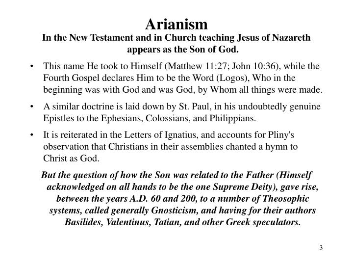 PPT - Arianism PowerPoint Presentation - ID:5392938
