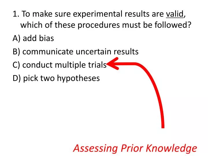 PPT - Assessing Prior Knowledge PowerPoint Presentation, free download ...