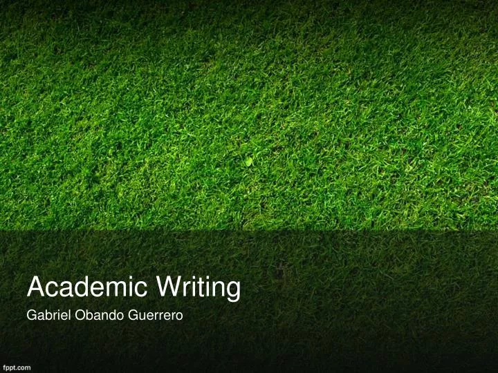 PPT - Academic Writing PowerPoint Presentation, free download - ID:5397244